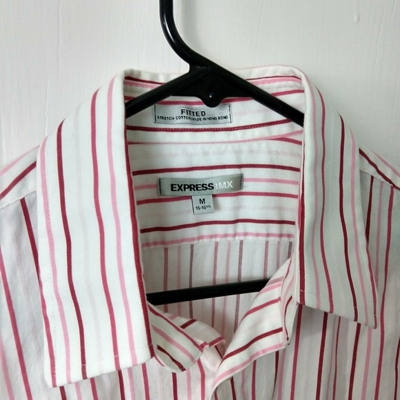 Express | Shirts | Express Striped Fitted Dress Shirt | Poshmark